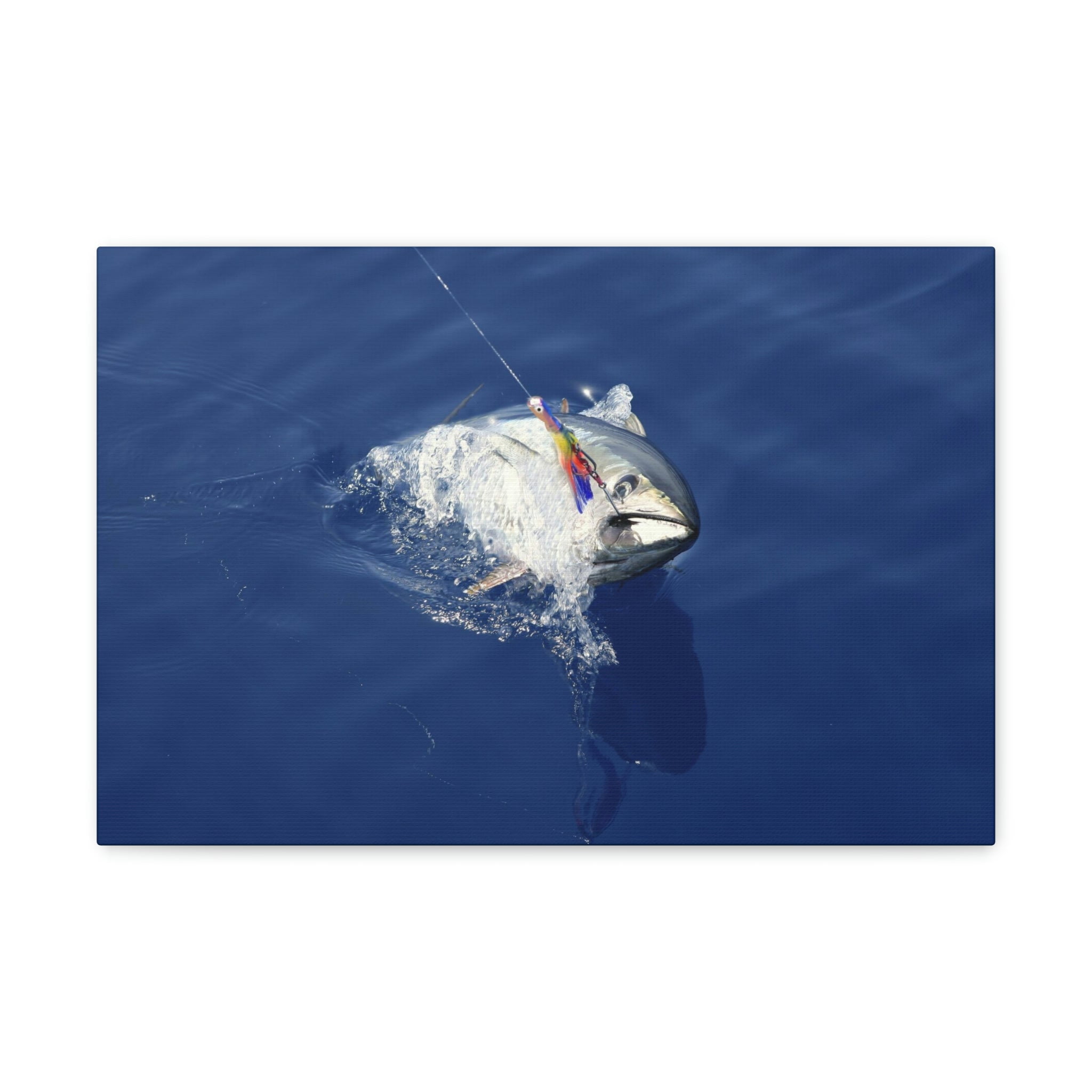 Funny Yellow Finned Tuna Silly Yellow Finned Tuna Scene Outside Wall ...