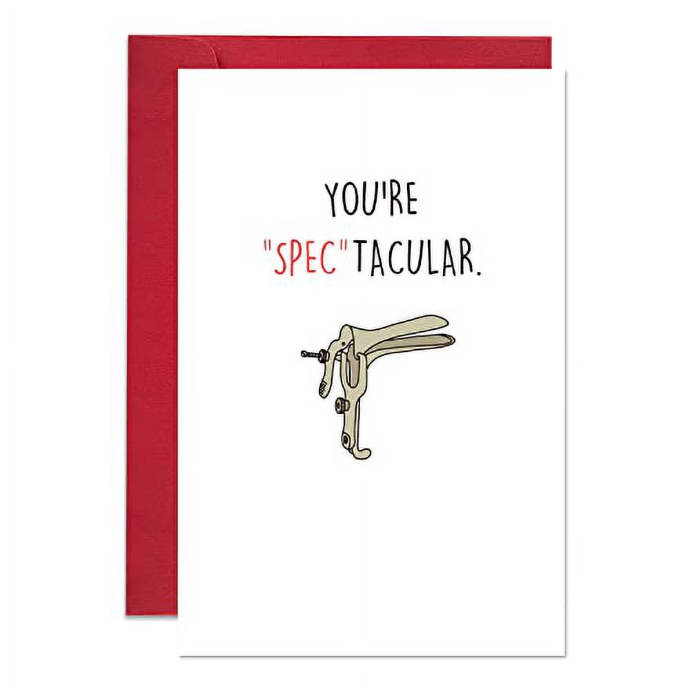 Funny You're Spectacular Card, .. Cute Thank You Card .. for OB GYN ...