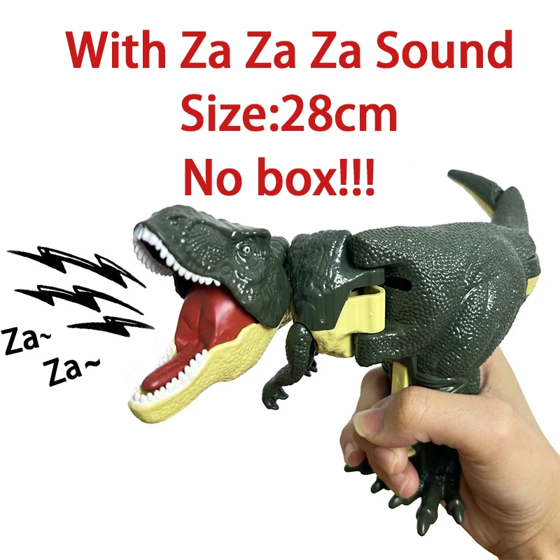 Funny Za Za Sound Dinosaur Children Decompression Toy Hand-operated ...
