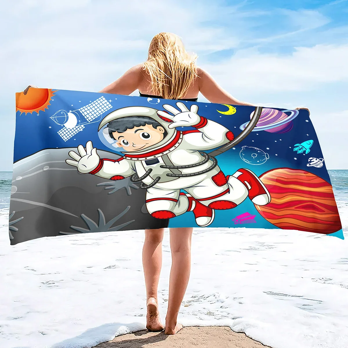 Funny Zoo Microfiber Beach Towels Oversized Super Soft Bath Towels ...