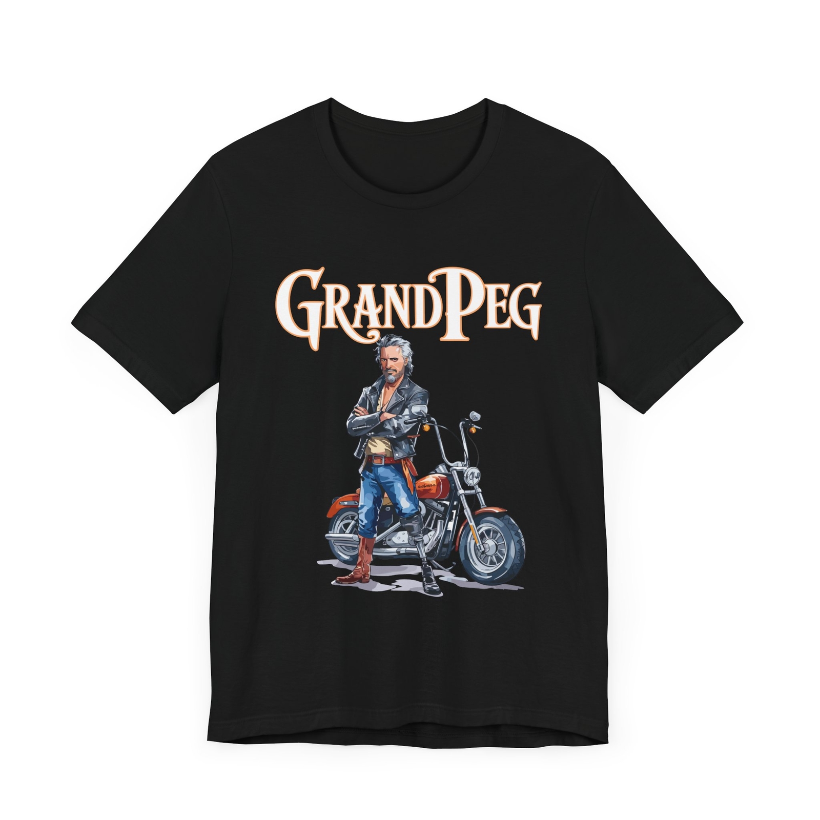 Funny amputee Shirt for Biker Grandpa, Motorcycle Gift, amputation joke ...