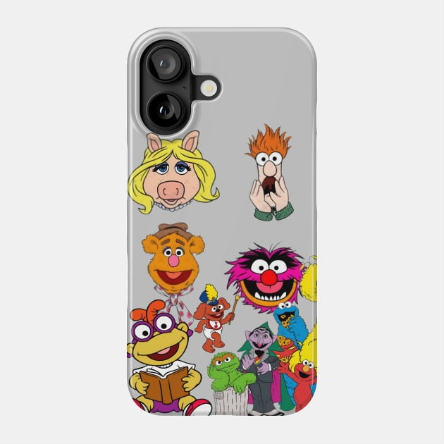 Funny and Chaotic Gang of Beloved Puppet Characters Graphic Case for ...