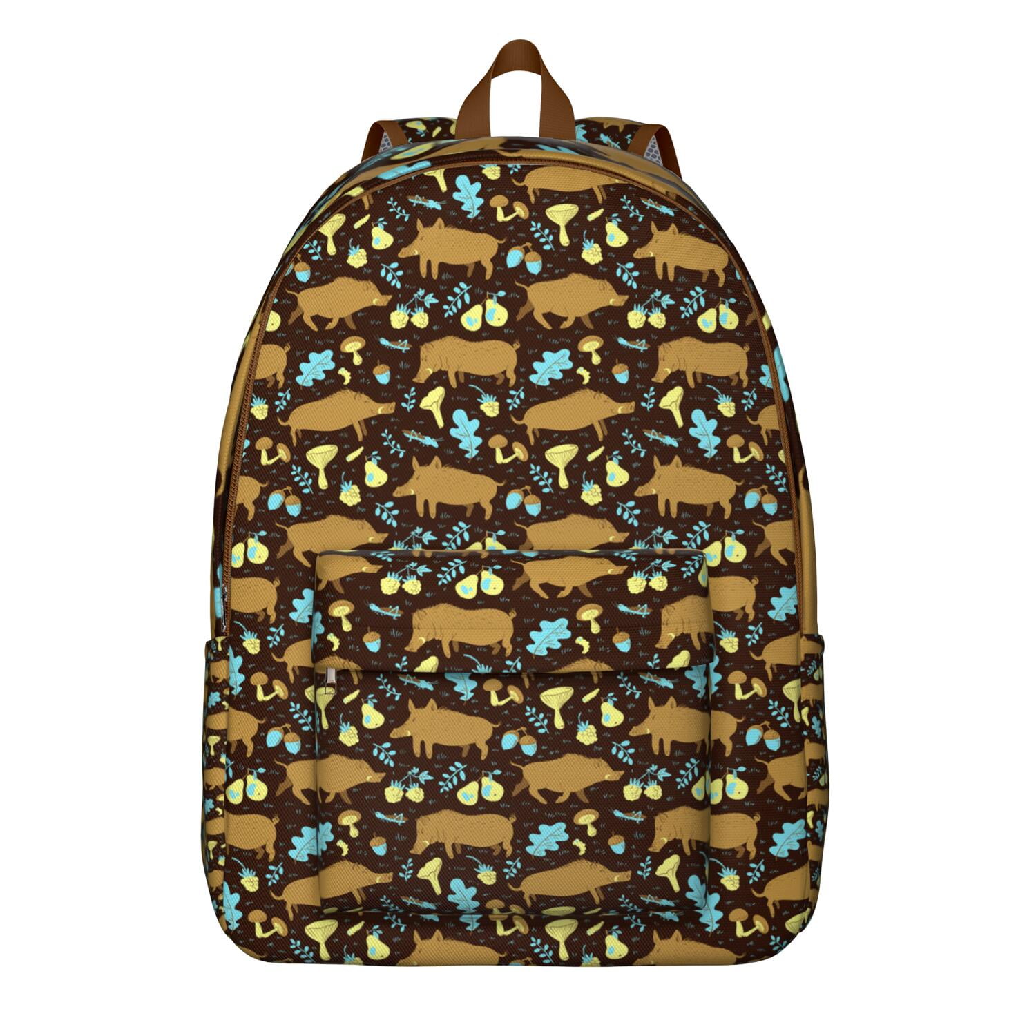 Funny and Cute Pig Backpack, Durable Waterproof School Bookbag with ...