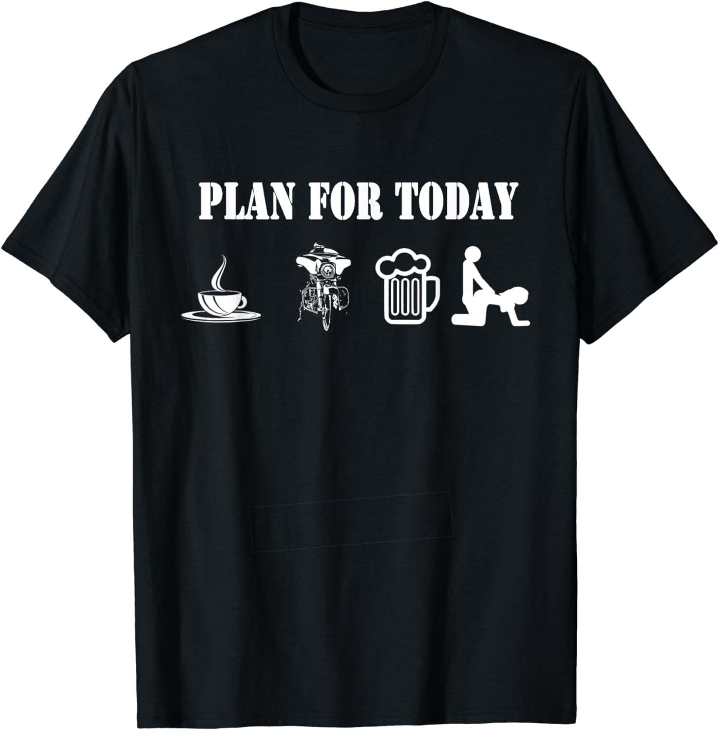 Funny biker chopper motorcycle plan for day T-Shirt - Walmart.com