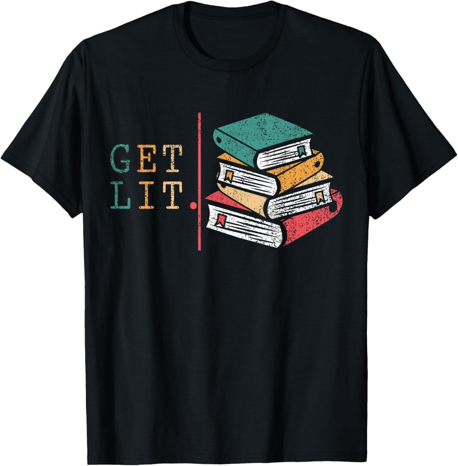 Funny book readers - get lit reading books Funny Meme T-ShirtBrand ...