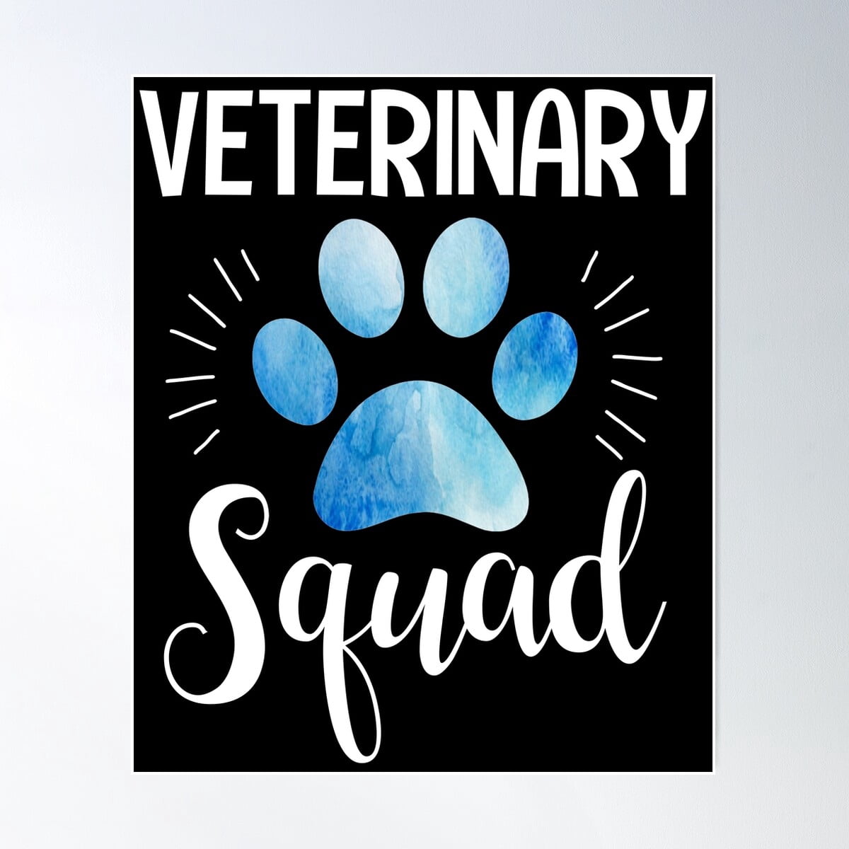 Funny cute veterinary squad vet tech assistant receptionist student ...