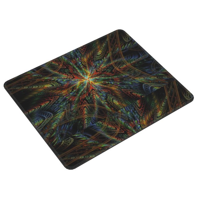 Funny fractal-colors- Pads for Wireless Mouse Office Computer Mousepad ...