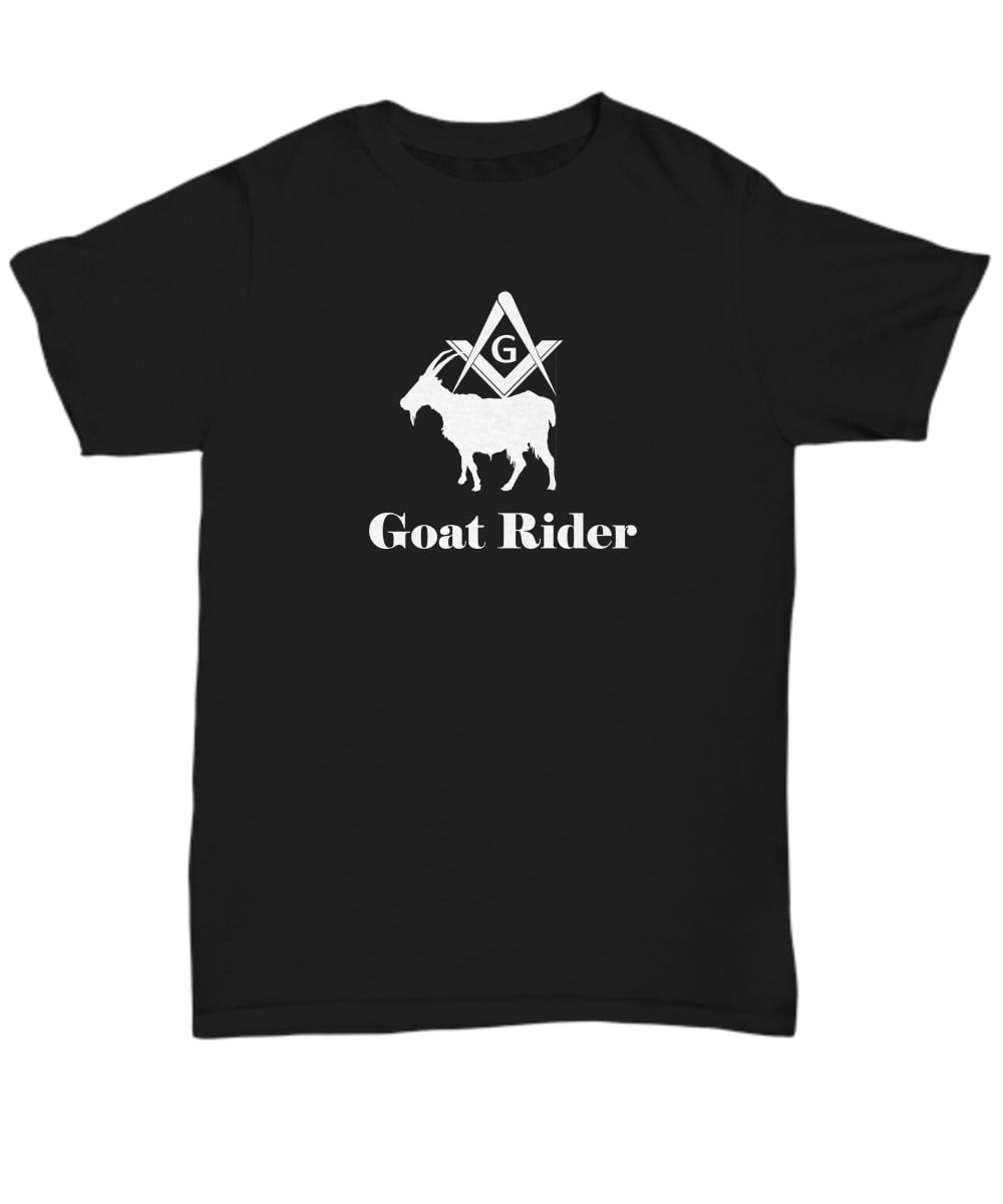Funny masonic shirt - Goat rider - Freemason symbol master mason ...