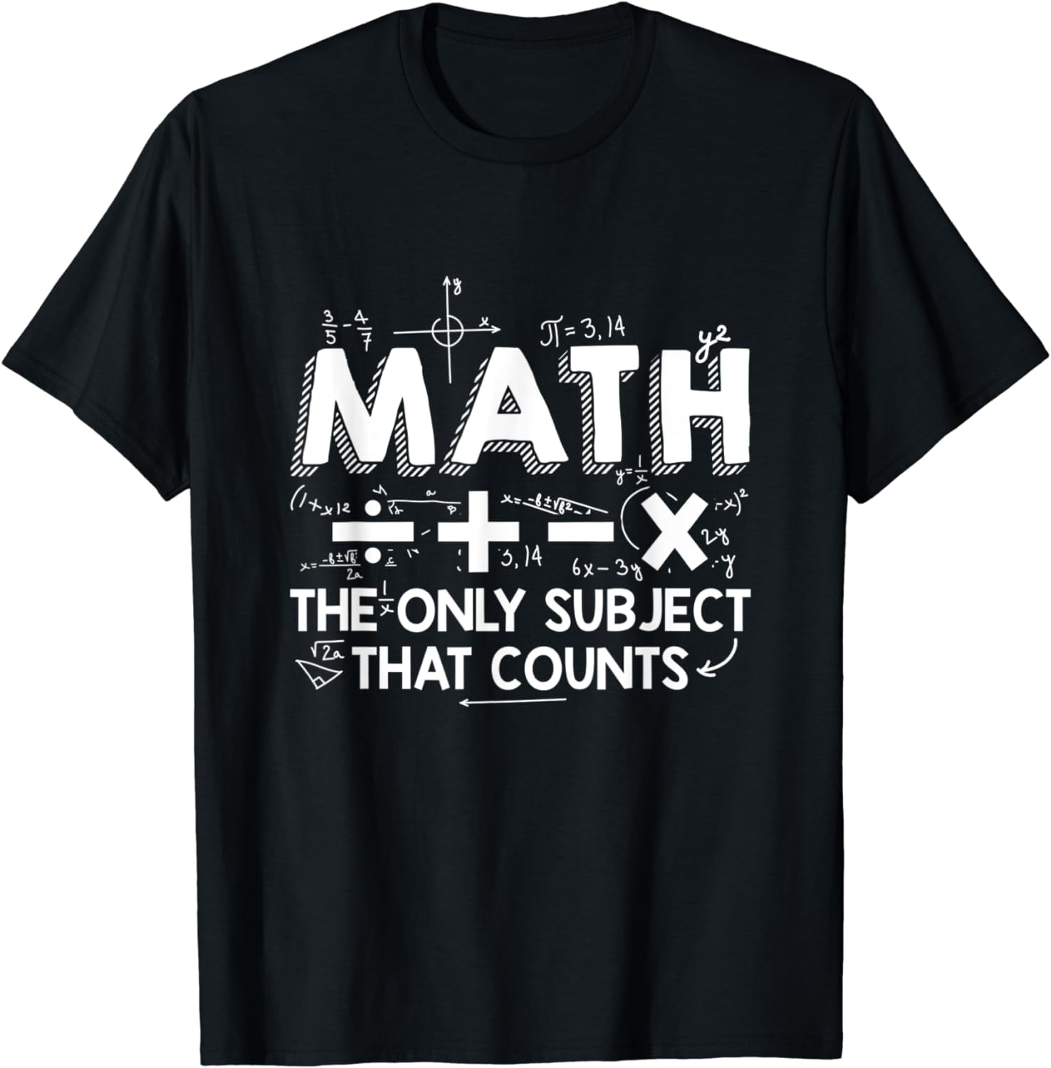 Funny math algebra saying mathematician gift idea T-Shirt - Walmart.com