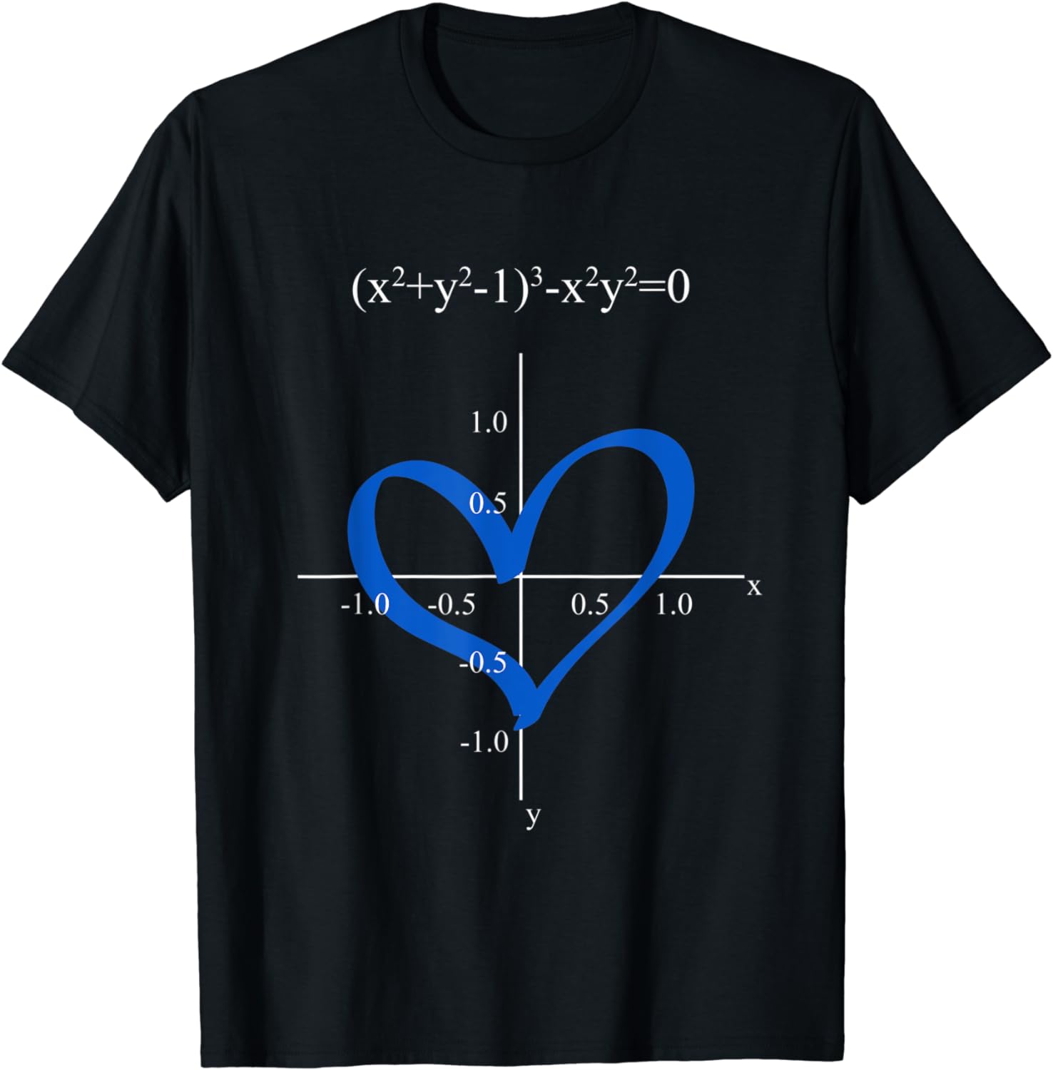 Funny math equation heart function Maths teacher T-Shirt - Walmart.com