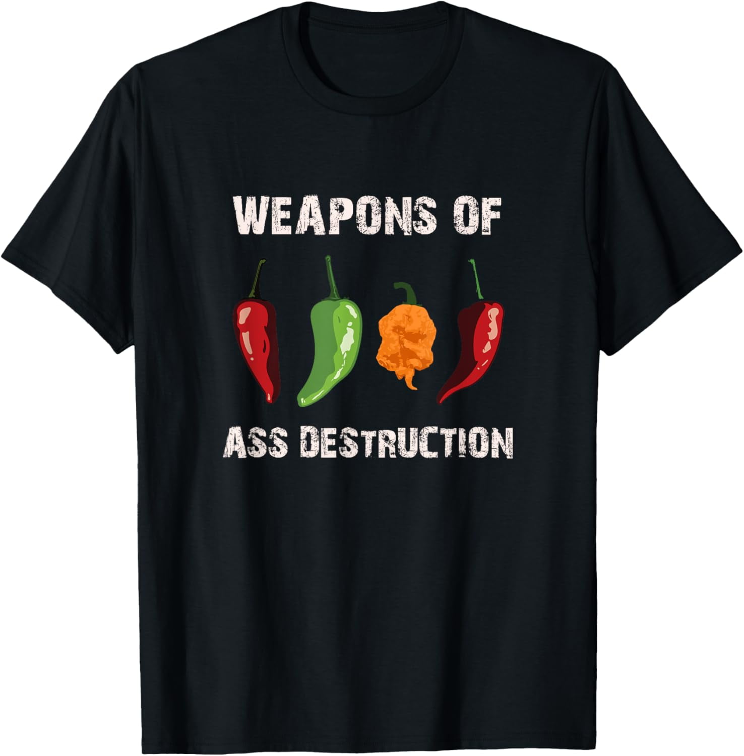 Funny pepper chili head spicy hot foods T-Shirt - Walmart.com