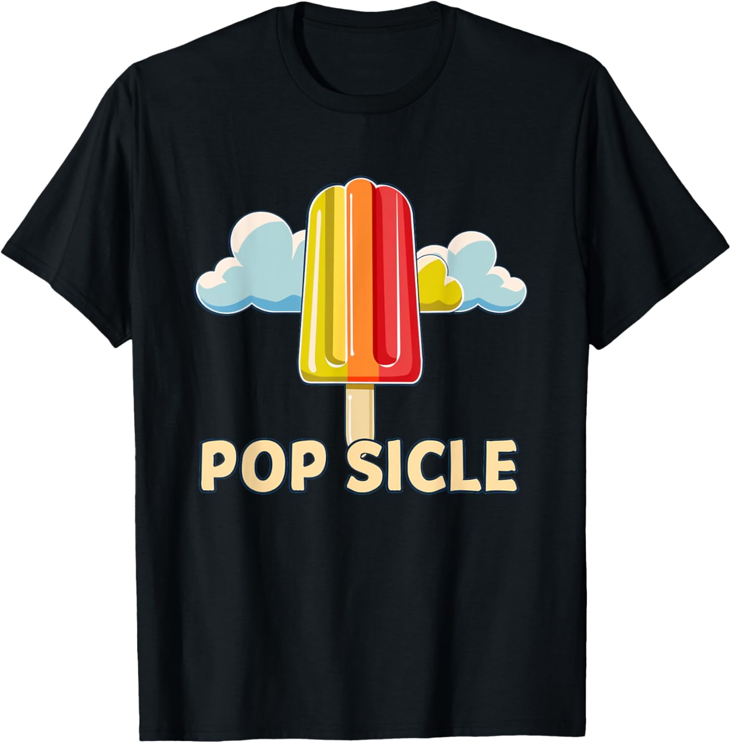 Funny rainbow Popsicle Outfit for Ice Cream Lovers T-Shirt - Walmart.com