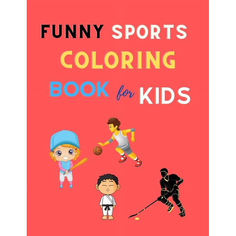 kids sports coloring book