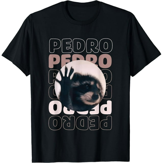 Funny viral Pedro Dancing Raccoon meme Pedro T-Shirt - Walmart.com