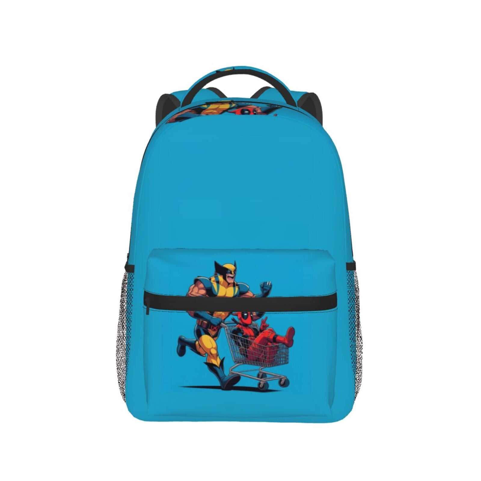 Funny wolverine x Deadpool wallpaper Backpack,Polyester Travel Backpack ...