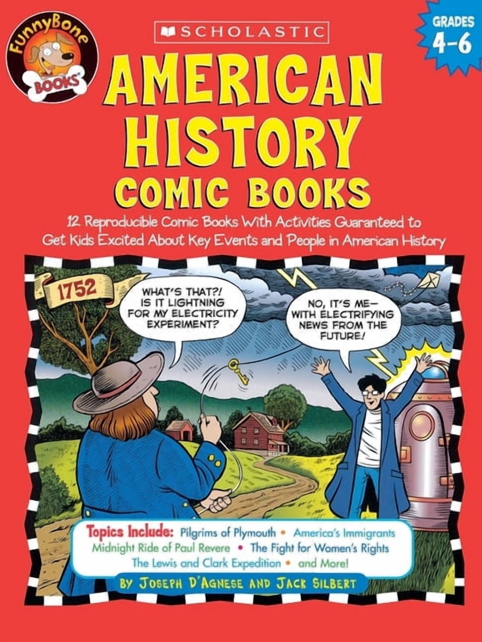 Funnybone Books American History Comic Books: Twelve Reproducible Comic ...