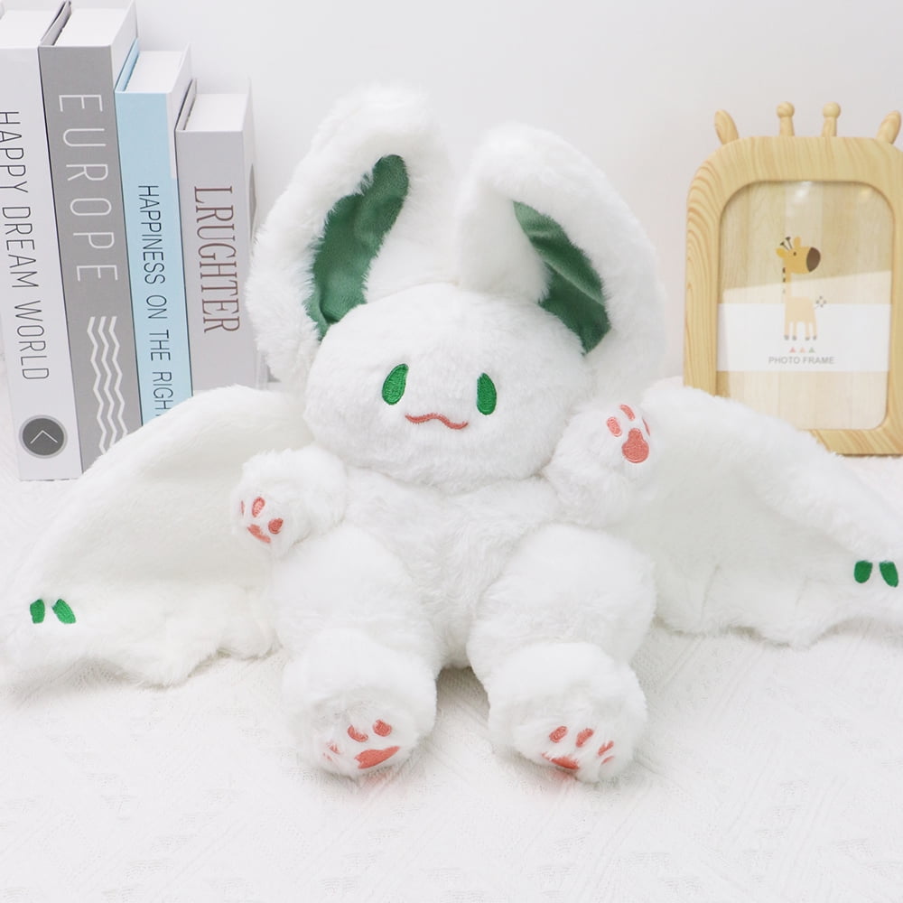 Funnytoys 18" Plush White Bunny with Bat Wings - Cute Bat Rabbit Soft ...