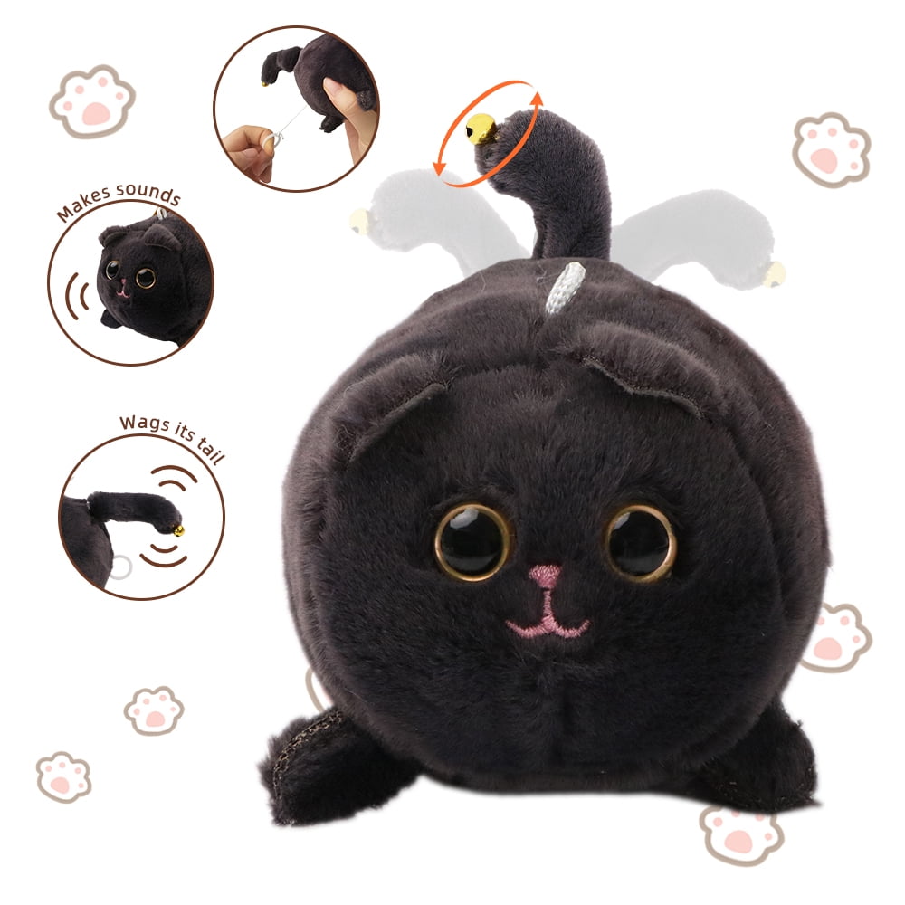 Funnytoys 3" Pull String Plush Toy Wind-up Clockwork Pet Motorized with ...