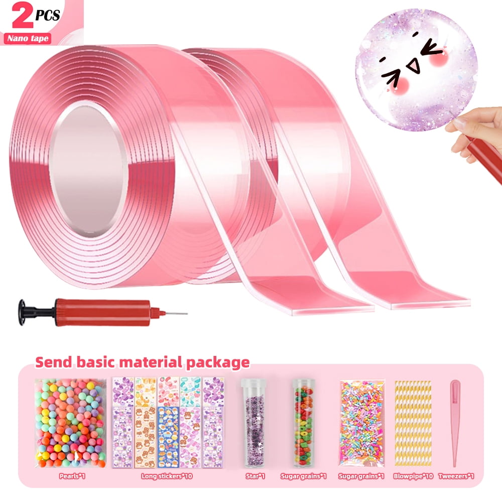 Funnytoys Fidget Party Favors - 2Pcs Nano Tape Bubbles Kit,Tape Magic ...
