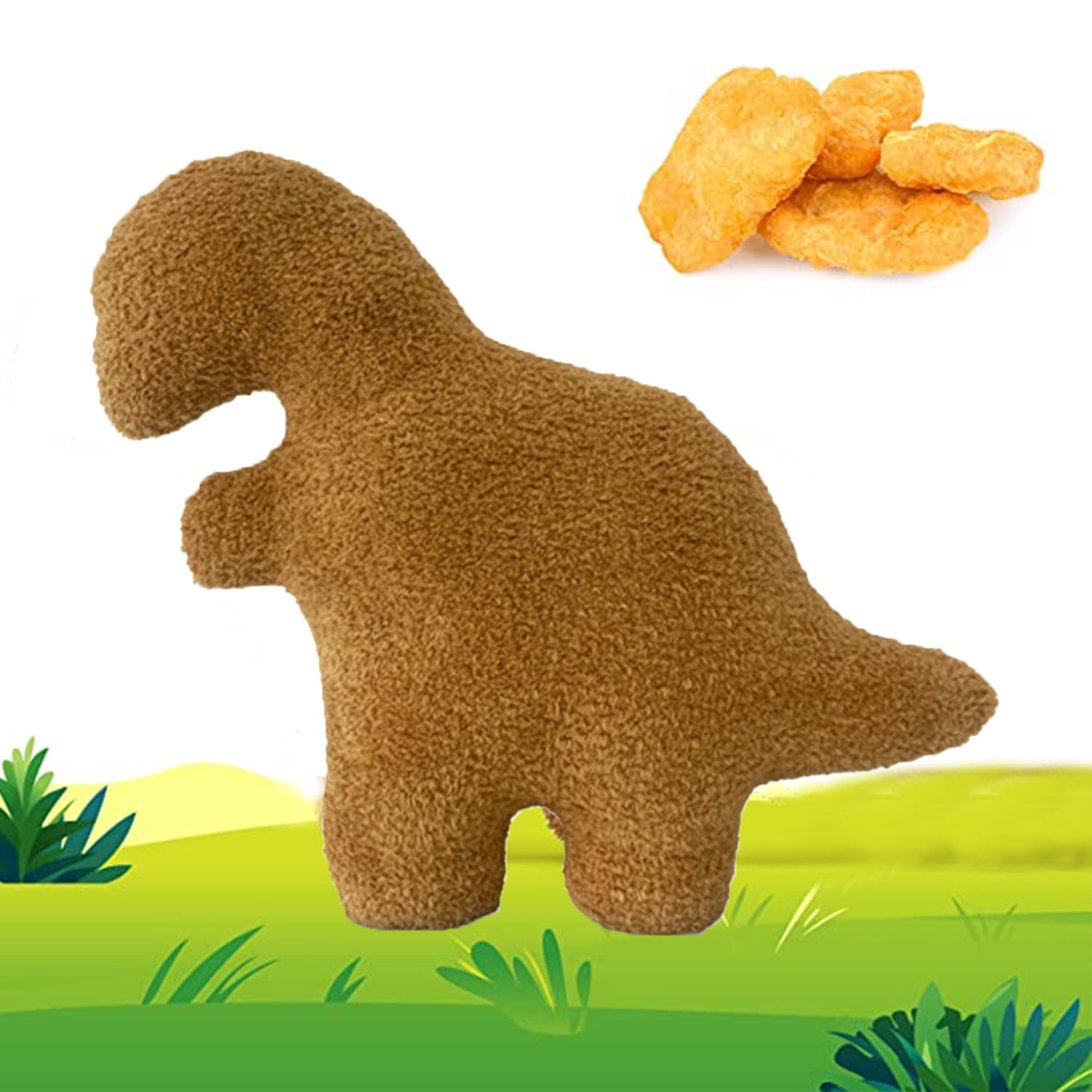 Funnytoys Soft Dinosaur Pillow - Dino Chicken Nugget Plush ... Funnytoys Soft Dinosaur Pillow - Dino Chicken Nugget Plush ...