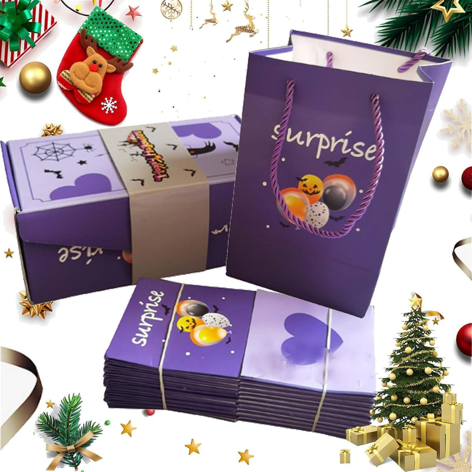 Funoio Surprise Gift Box, Surprise Gift Box Explosion Christmas ...