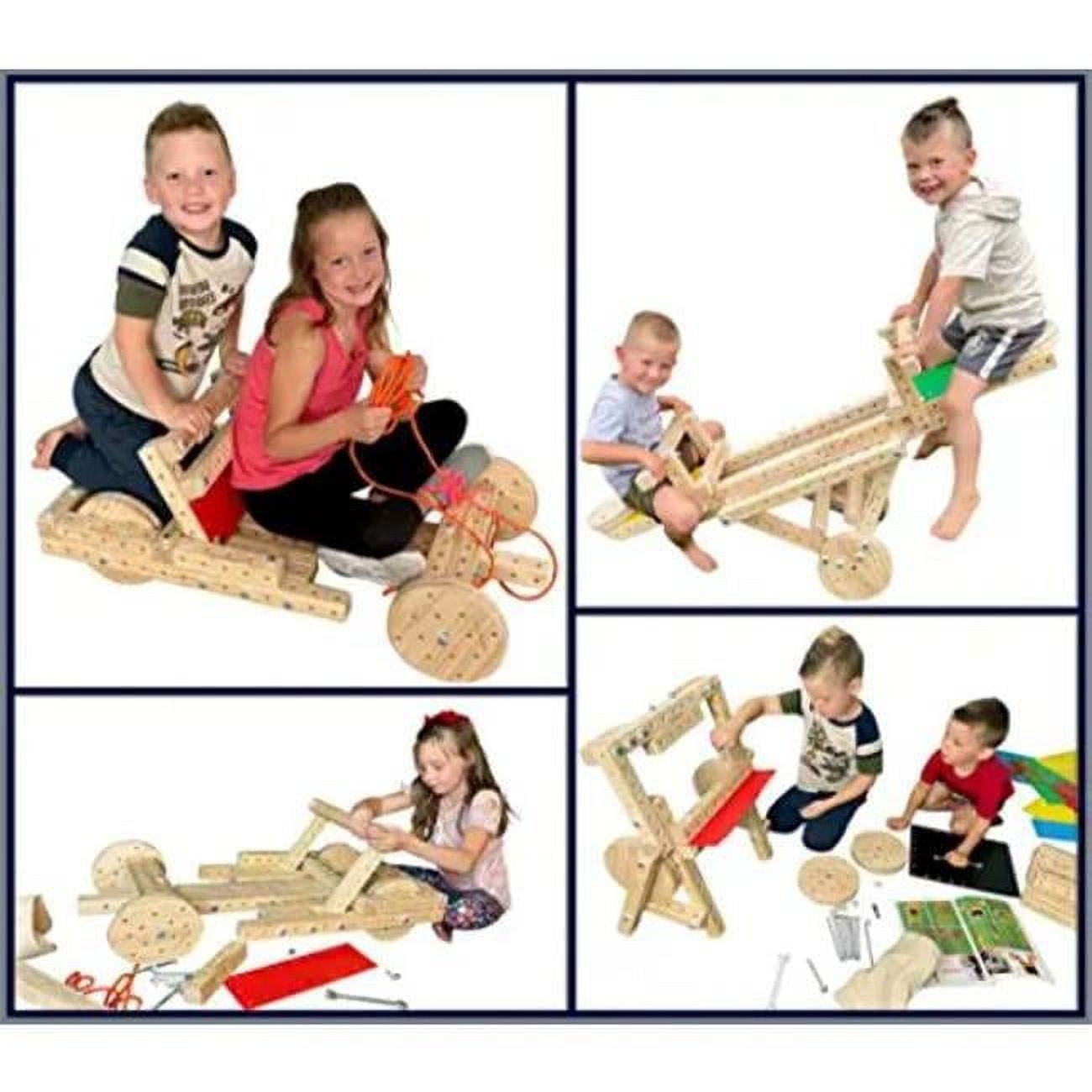 Funphix Woodmobiel Modular Construction Toy Standard Set - Walmart.com