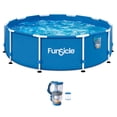 Funsicle 10' x 30" Outdoor Activity Round Frame Above Ground Swimming ...
