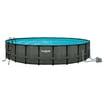 "Coleman Deluxe Series Ground Swim 26' x 52"" Power Steel Round Frame ...