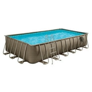 Funsicle 14 ft Oasis Round Above Ground Metal Frame Swimming Pool ...