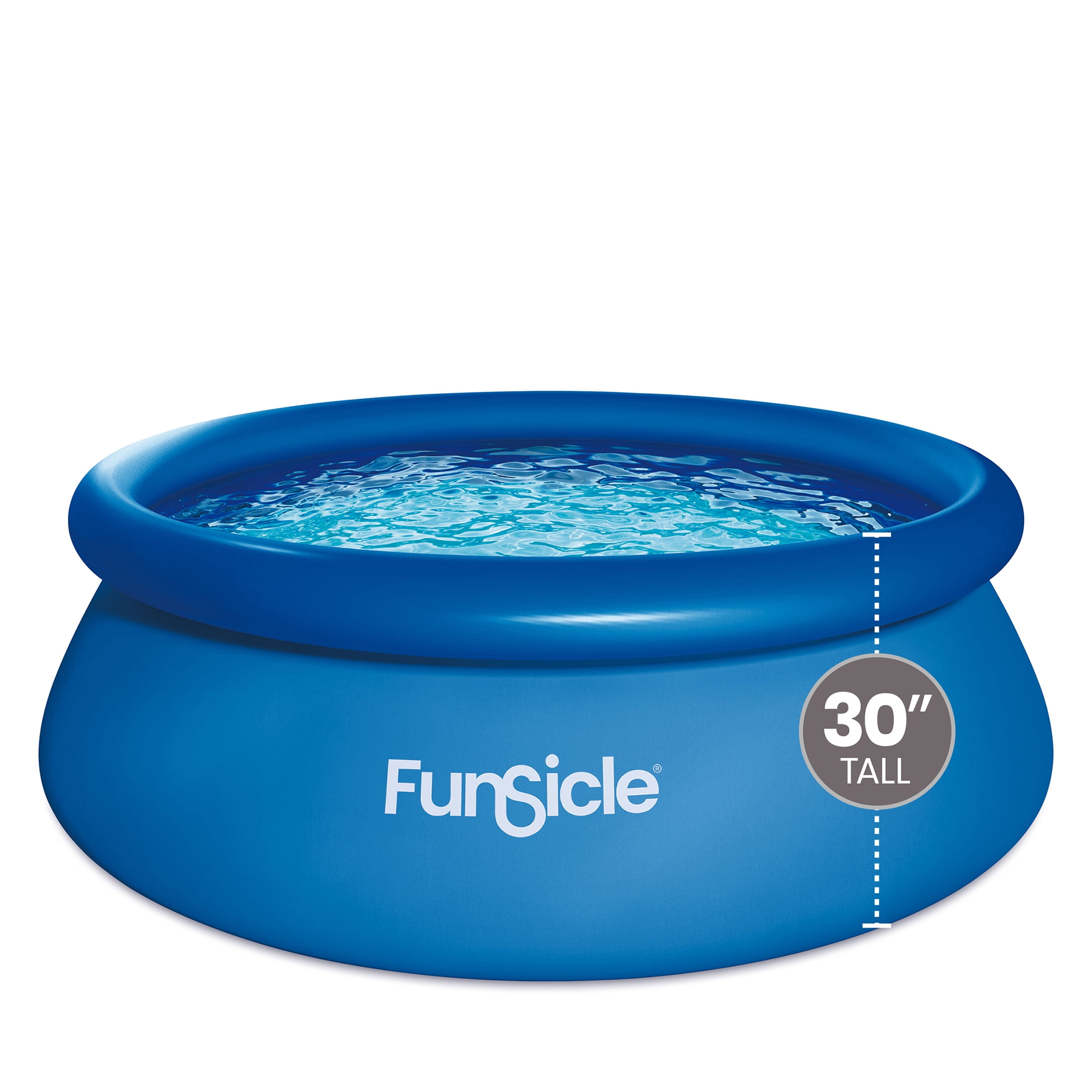 Funsicle 8 ft QuickSet Above Ground Swimming Pool, Round, Age 6 & up ...
