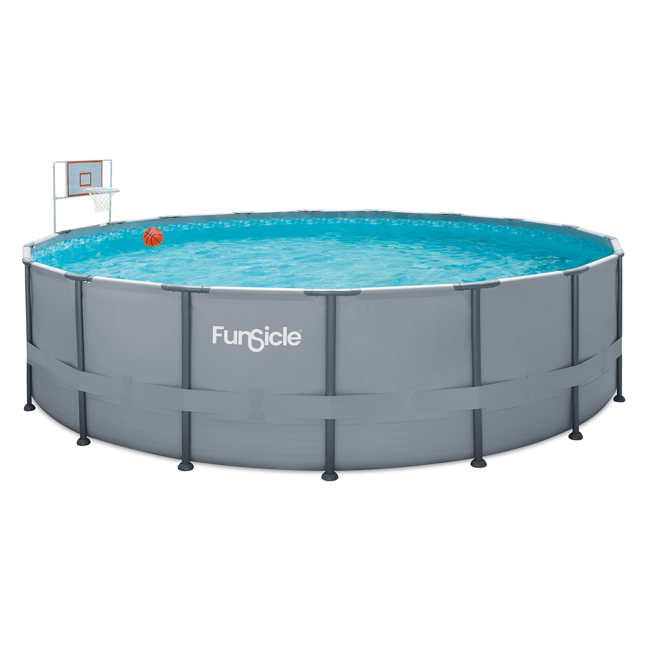 Funsicle BasketballPool Game Set, with Hoop Backboard & Rim, for Frame ...