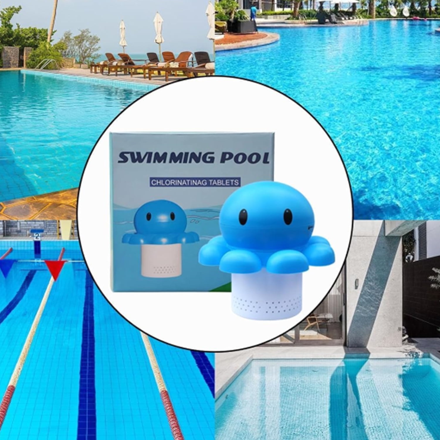 Funsicle Floating Chlorine Dispenser,Chlorine Sanitizer for Above ...