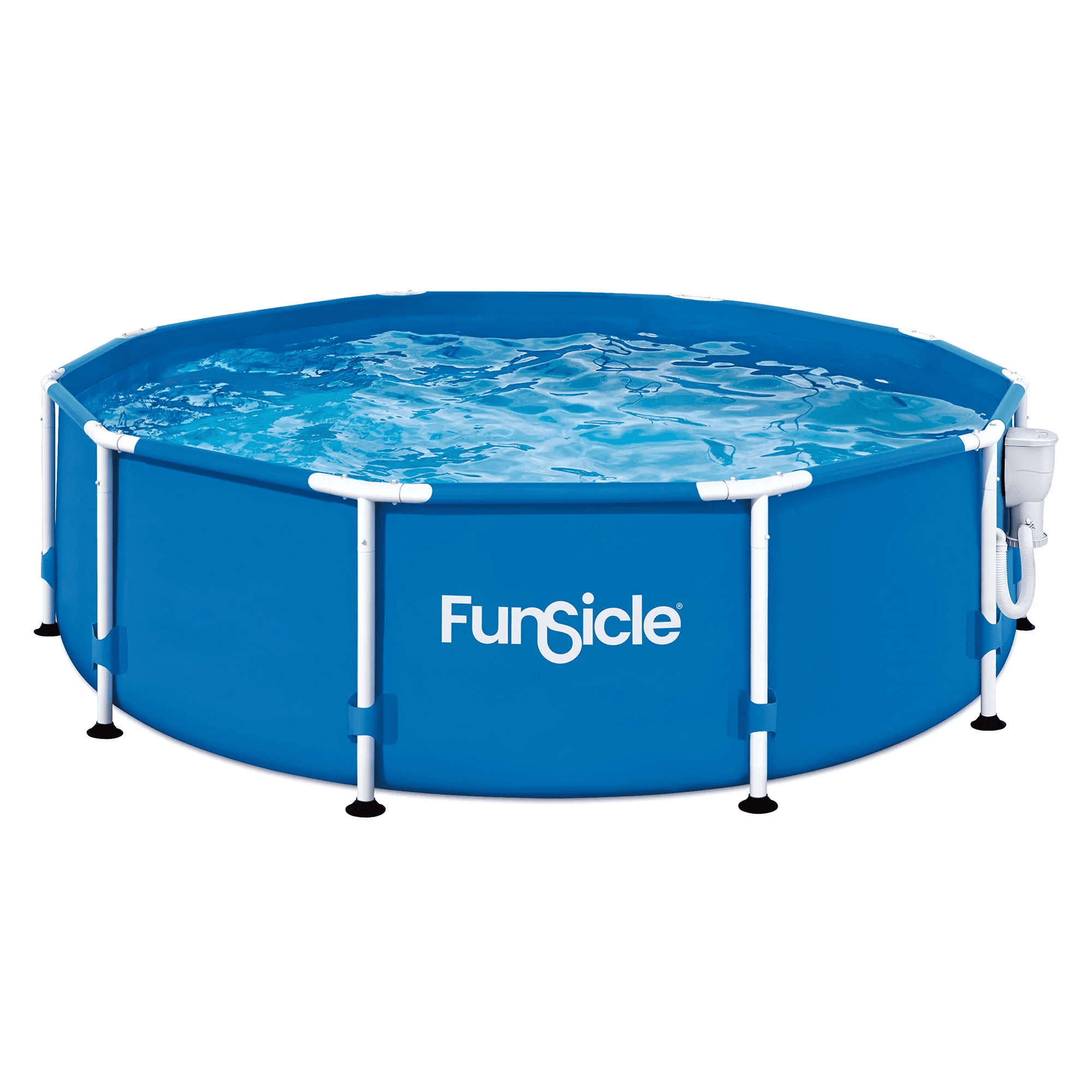 Funsicle P2001030A 10' x 30'' Outdoor Activity Round Frame Above Ground ...