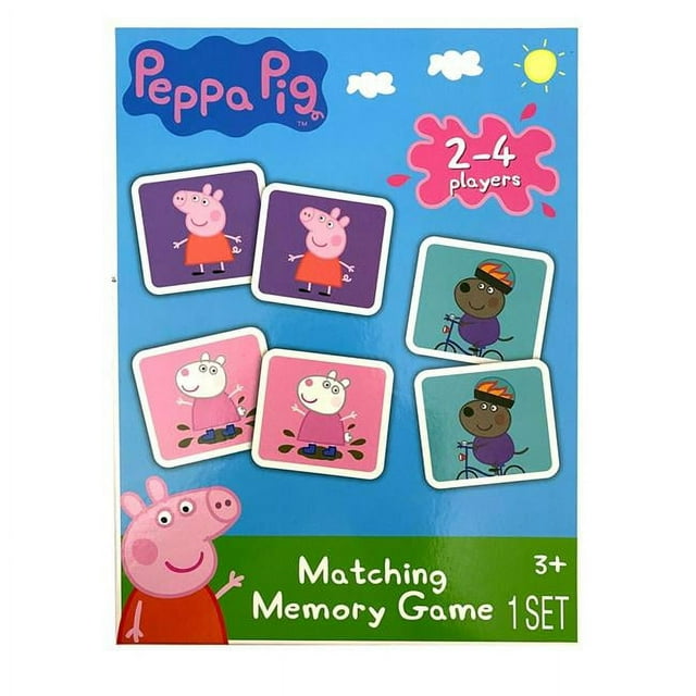 Funskool 30384005 Peppa Pig Matching Memory Board Game - Walmart.com