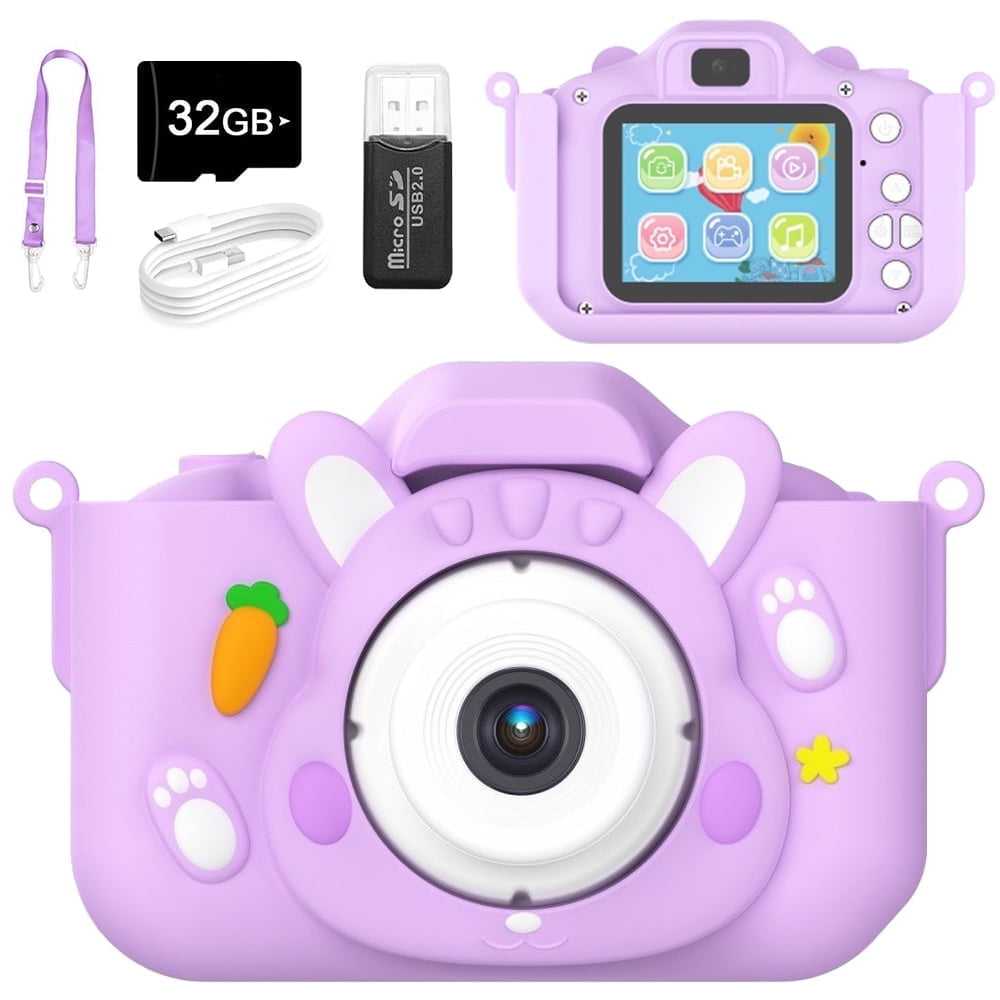 Funsmile Kids Digital Camera Video Cameras Birthday Gift for Toddler ...
