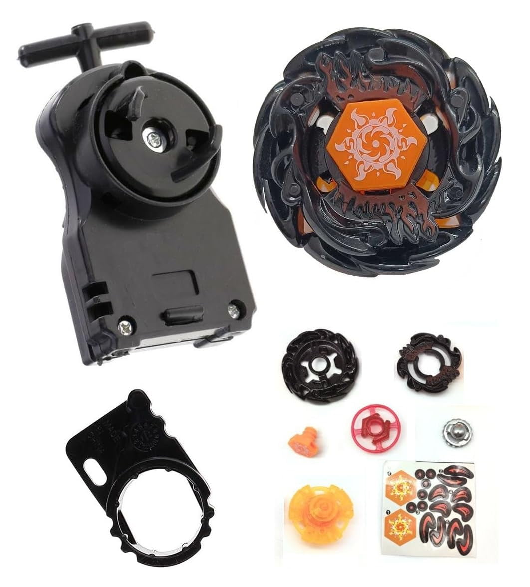 Funstars Black Sol Blaze V145AS Eclipse Metal Fury Spinning Top with ...