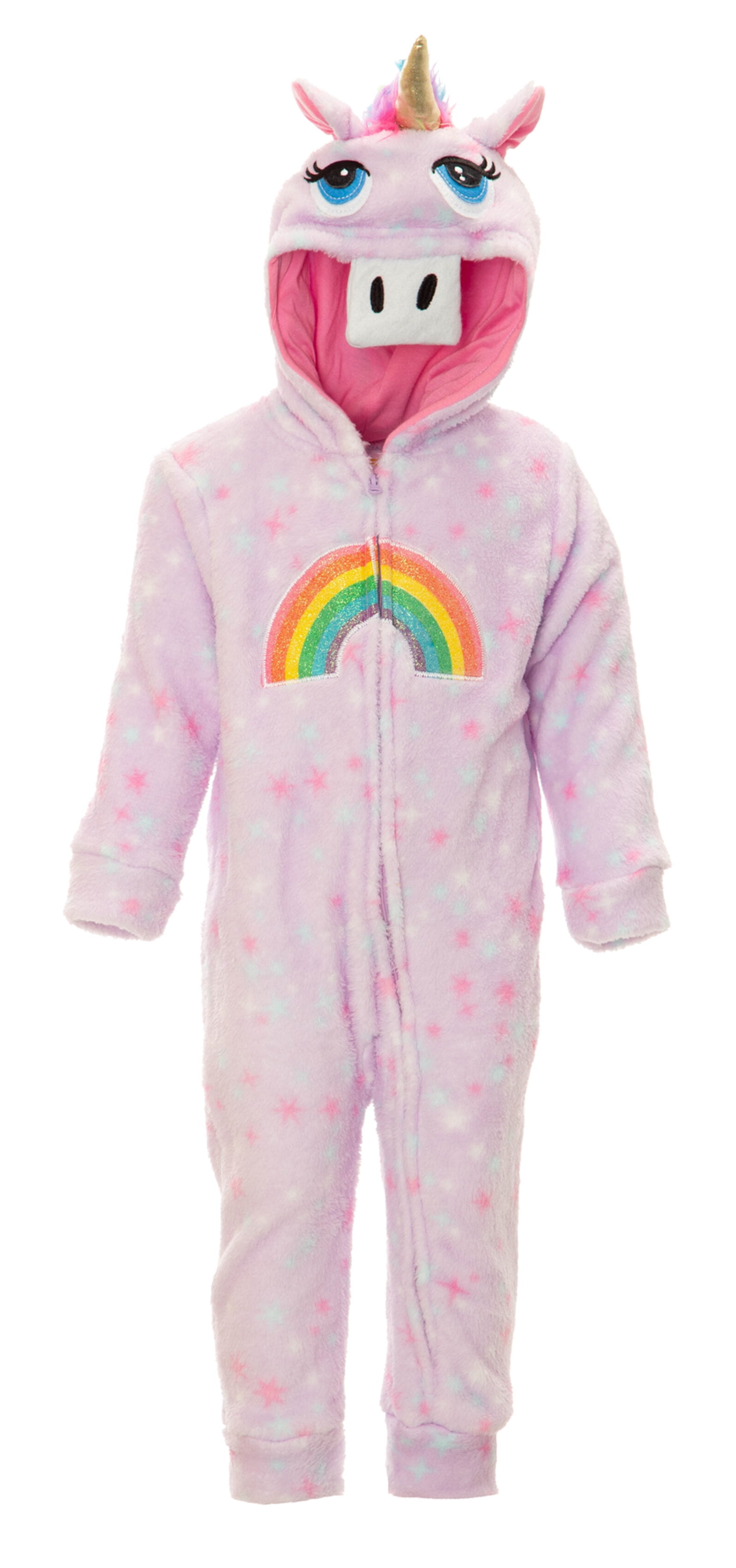 Funstuff Newborn Baby Girls Fleece Zip Up Cosplay Fur Costume Coverall ...