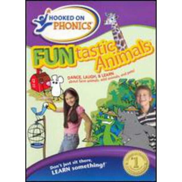 Funtastic Animals (DVD), Hooked on Phonics, Kids & Family - Walmart.com