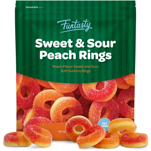 Peach Candy Rings