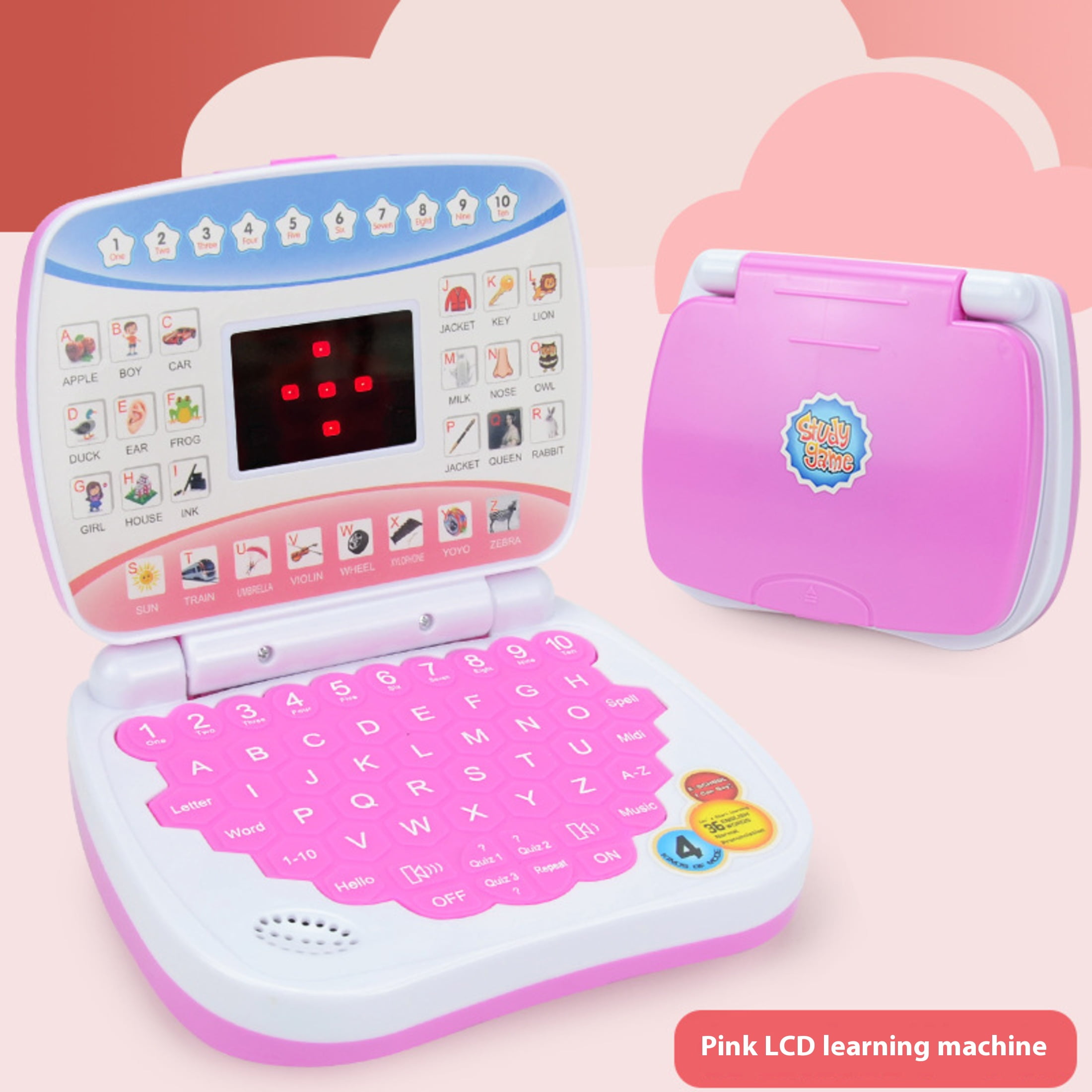 Funtogether Toy Kids Laptop, Interactive Educational Computer Toy with ...