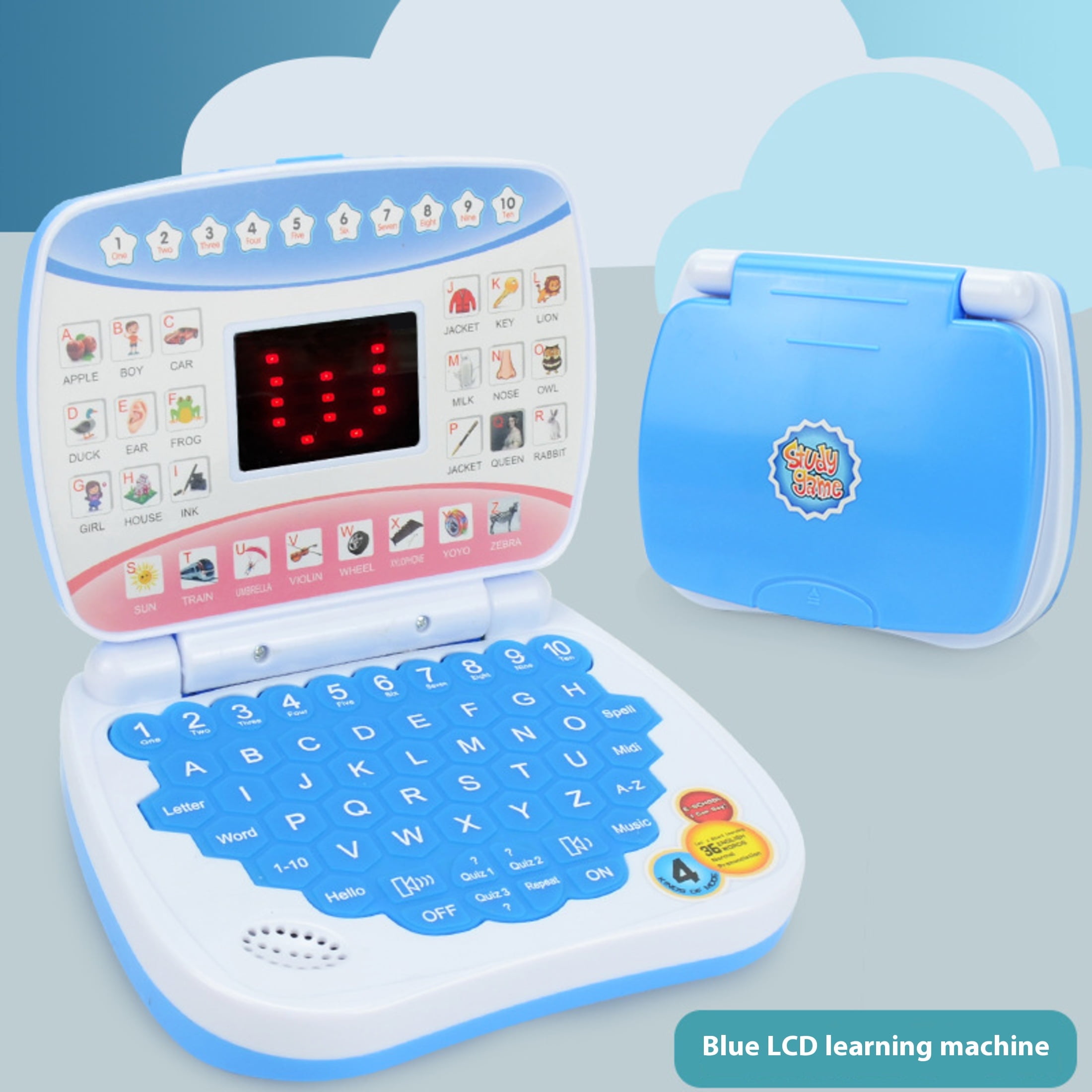 Funtogether Toy Kids Laptop, Interactive Educational Computer Toy with ...