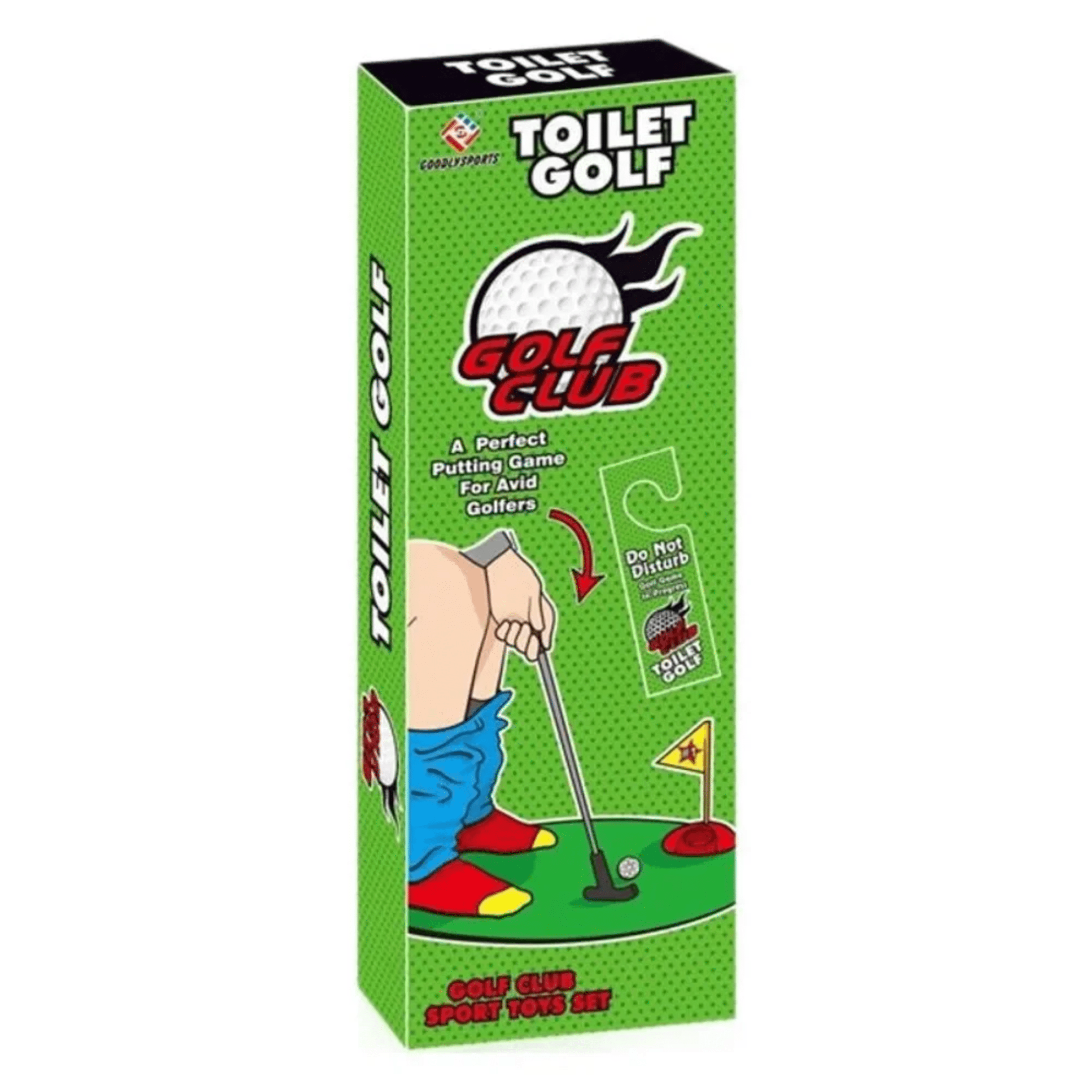 Funtogether Toys Toilet Golf Set, Mini Putting Green Game with ...