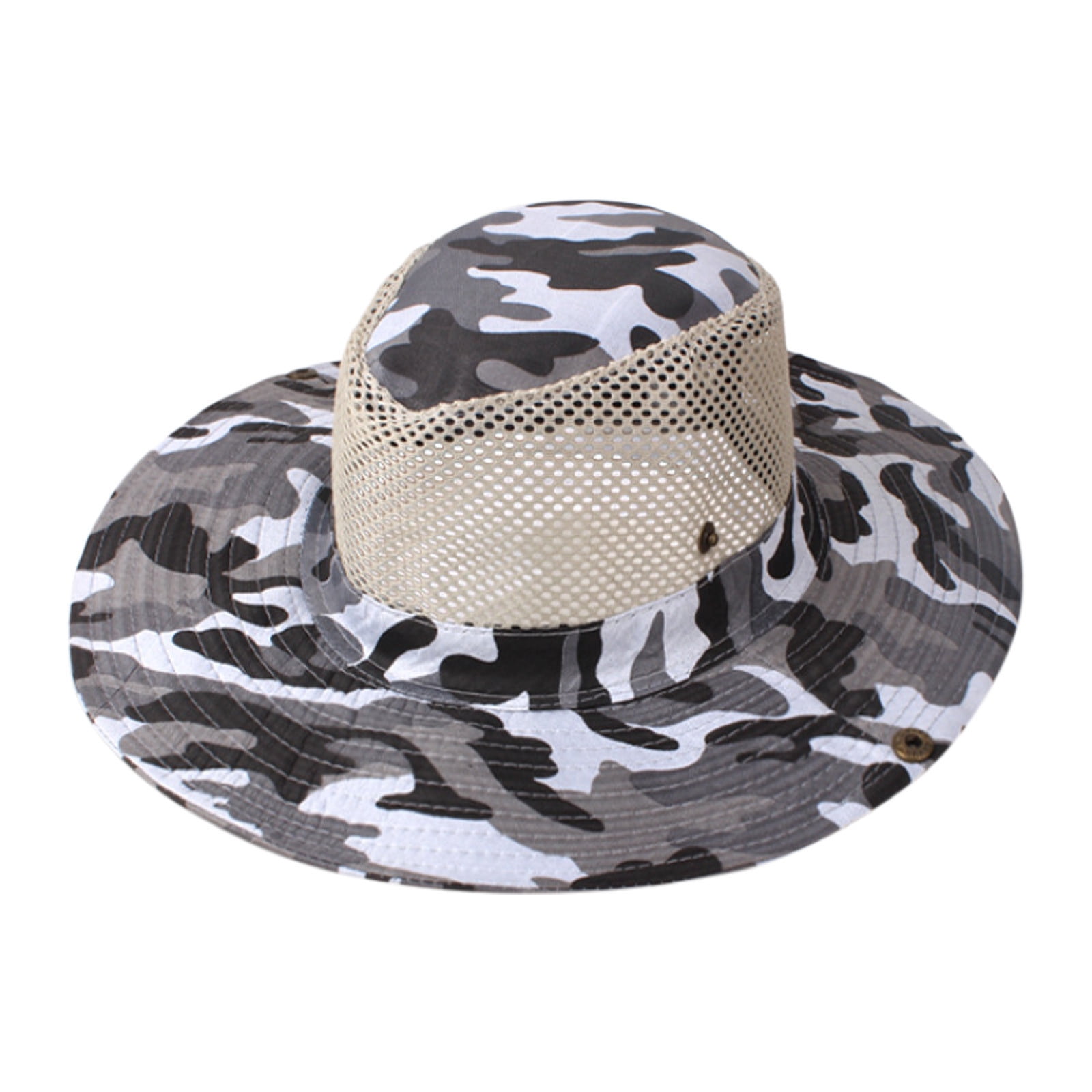 Funtoy Sun Hat Camouflage Western Cowboy Breathable Fishing Outdoor Net ...