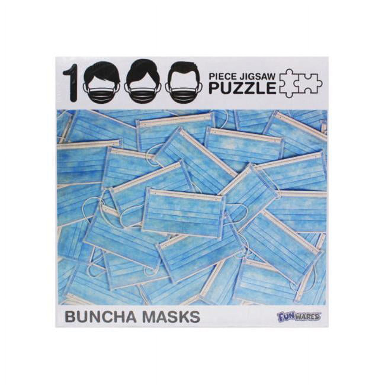 Funwares Buncha Masks Puzzle - 1000 Piece - Pack of 4 - Walmart.com
