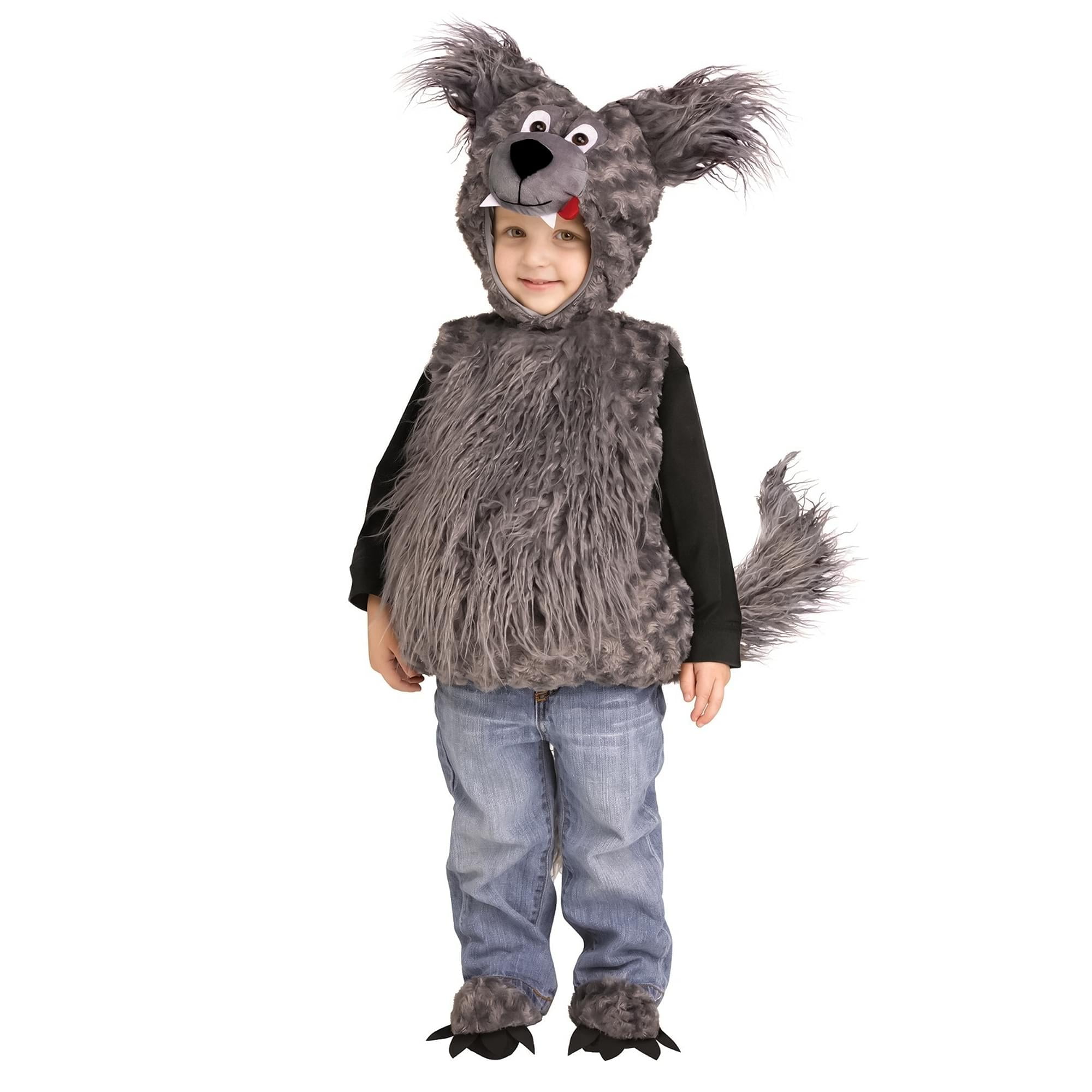 Funworld Cuddly Wolf Cub Toddler Costume - Large 2T/4T Unisex - Walmart.com