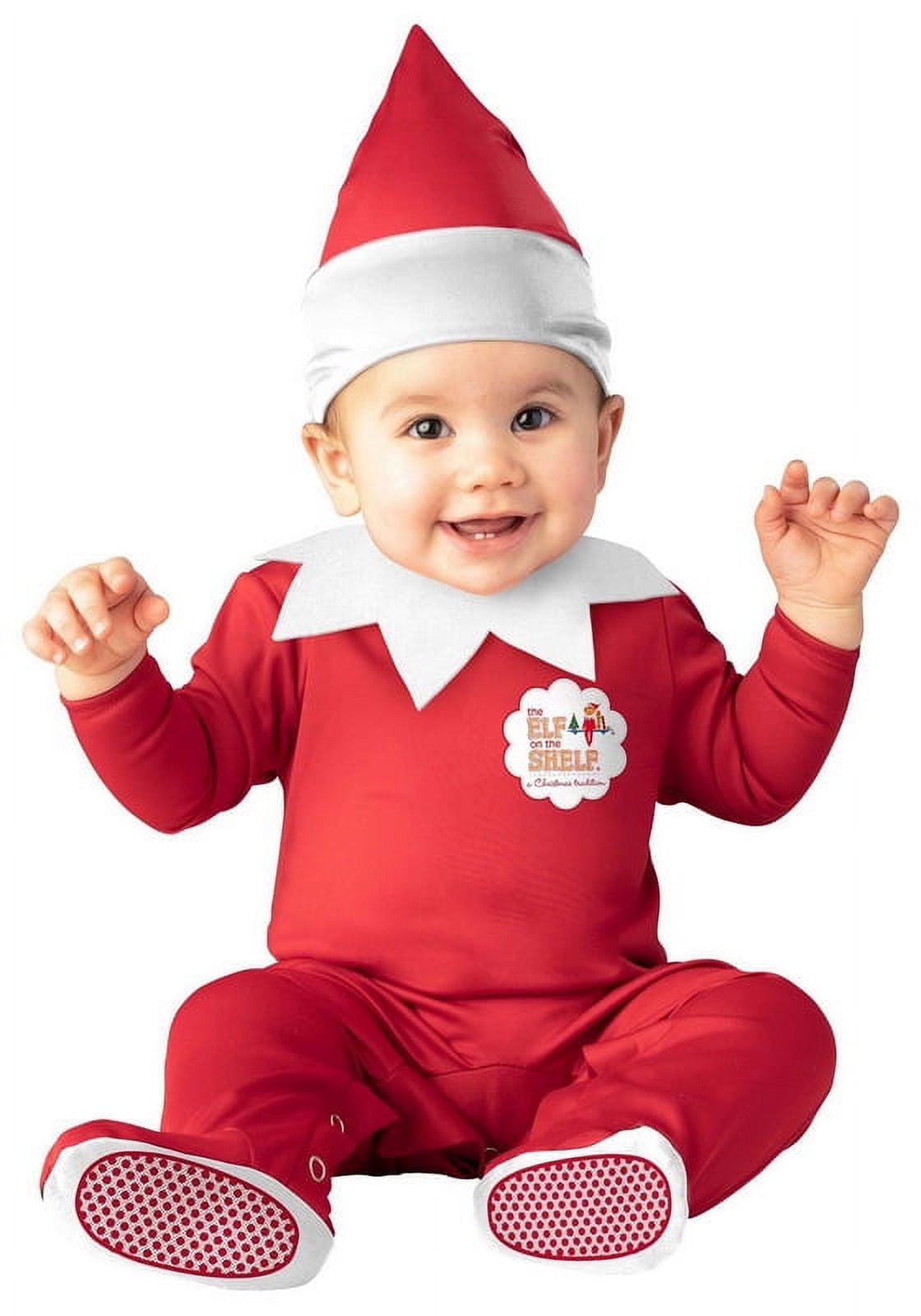 Funworld Elf On The Shelf Baby Boy Elf Infant Costume | 6-12M Unisex ...