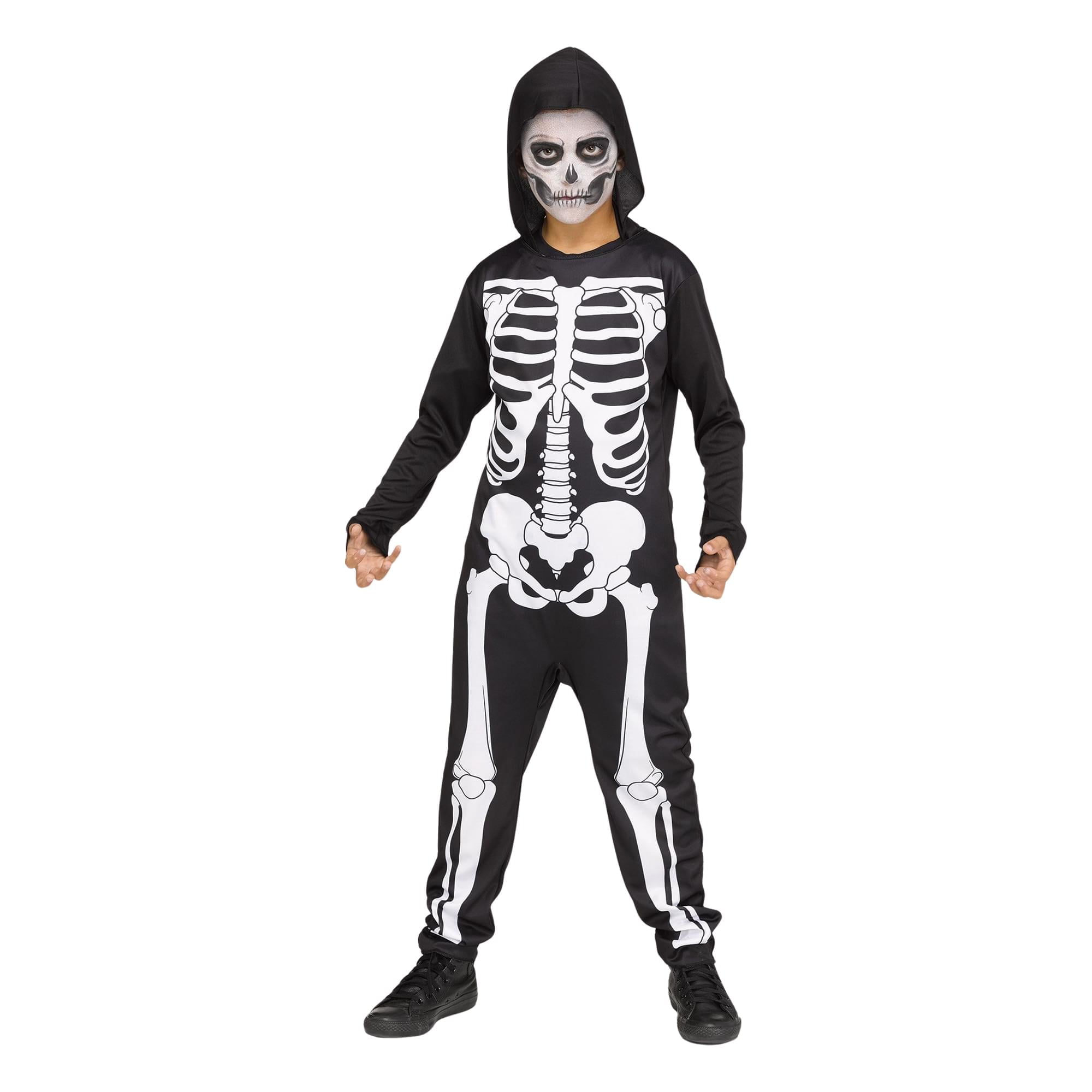 Funworld Skele Jumpsuit Child Costume | Small Unisex - Walmart.com