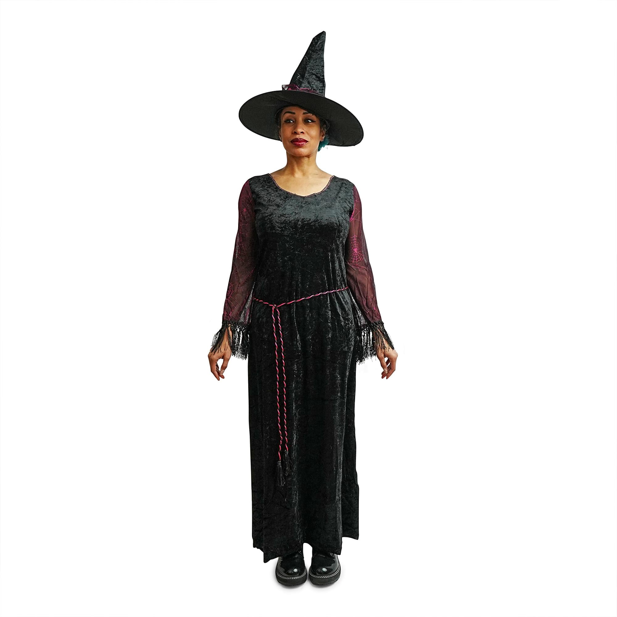 Funworld Spider Web Witch Costume Medium/Large 8-14 Female - Walmart.com