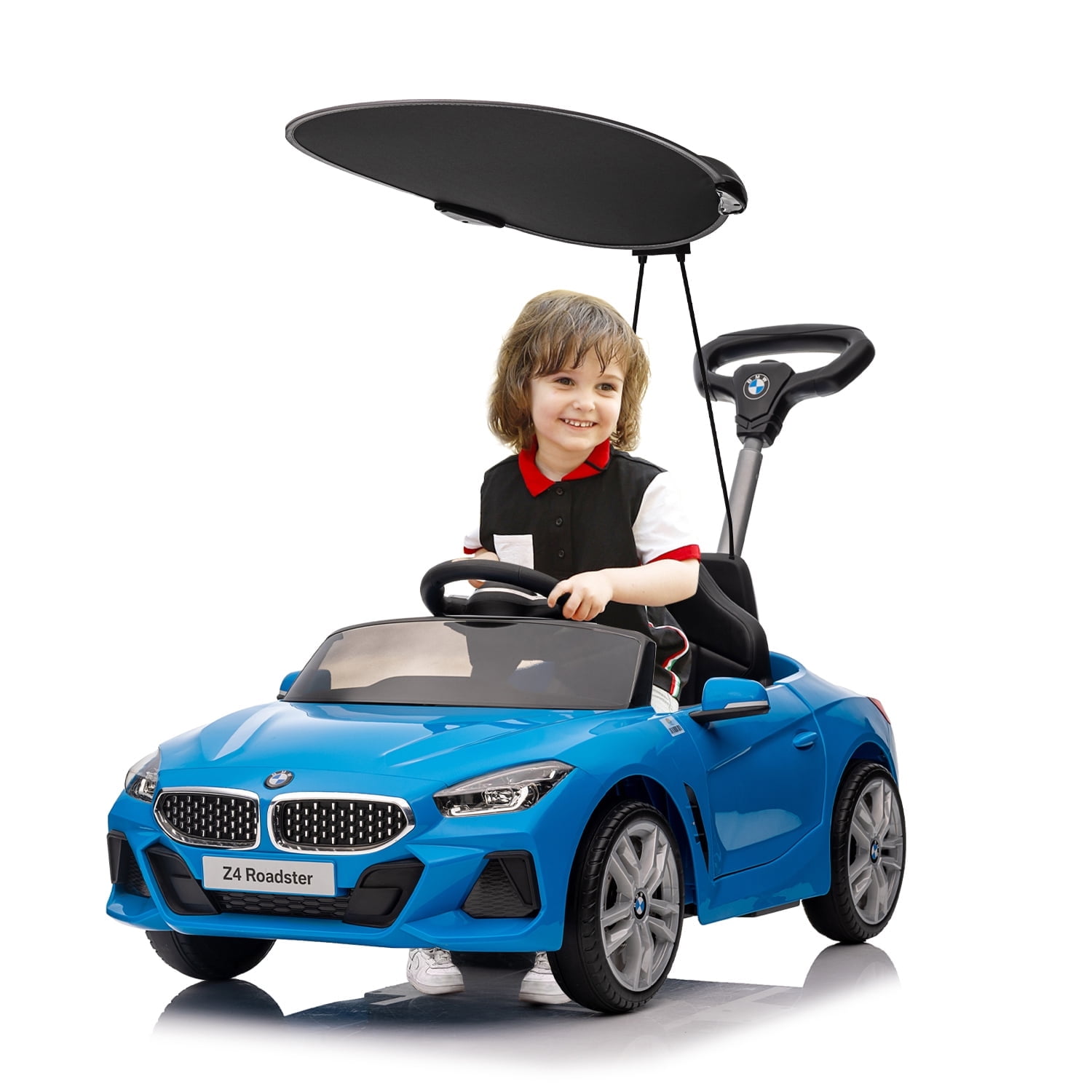 Funyard 3-in-1 Kids' Push Ride-on Car for Toddlers, Licensed BMW, Z4 ...
