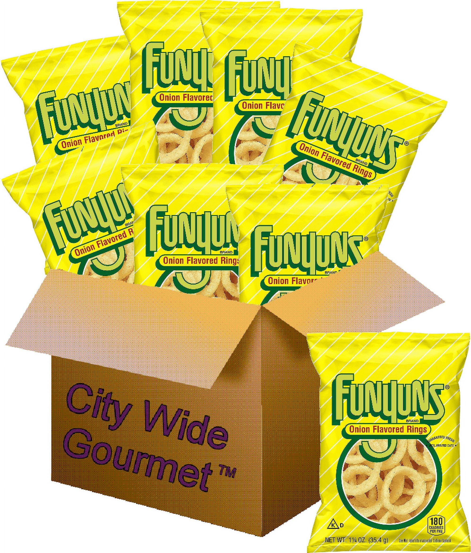 Funyun's Onion Flavored Rings, 1.25 ounce bags (Pack of 8) , Bundled by ...
